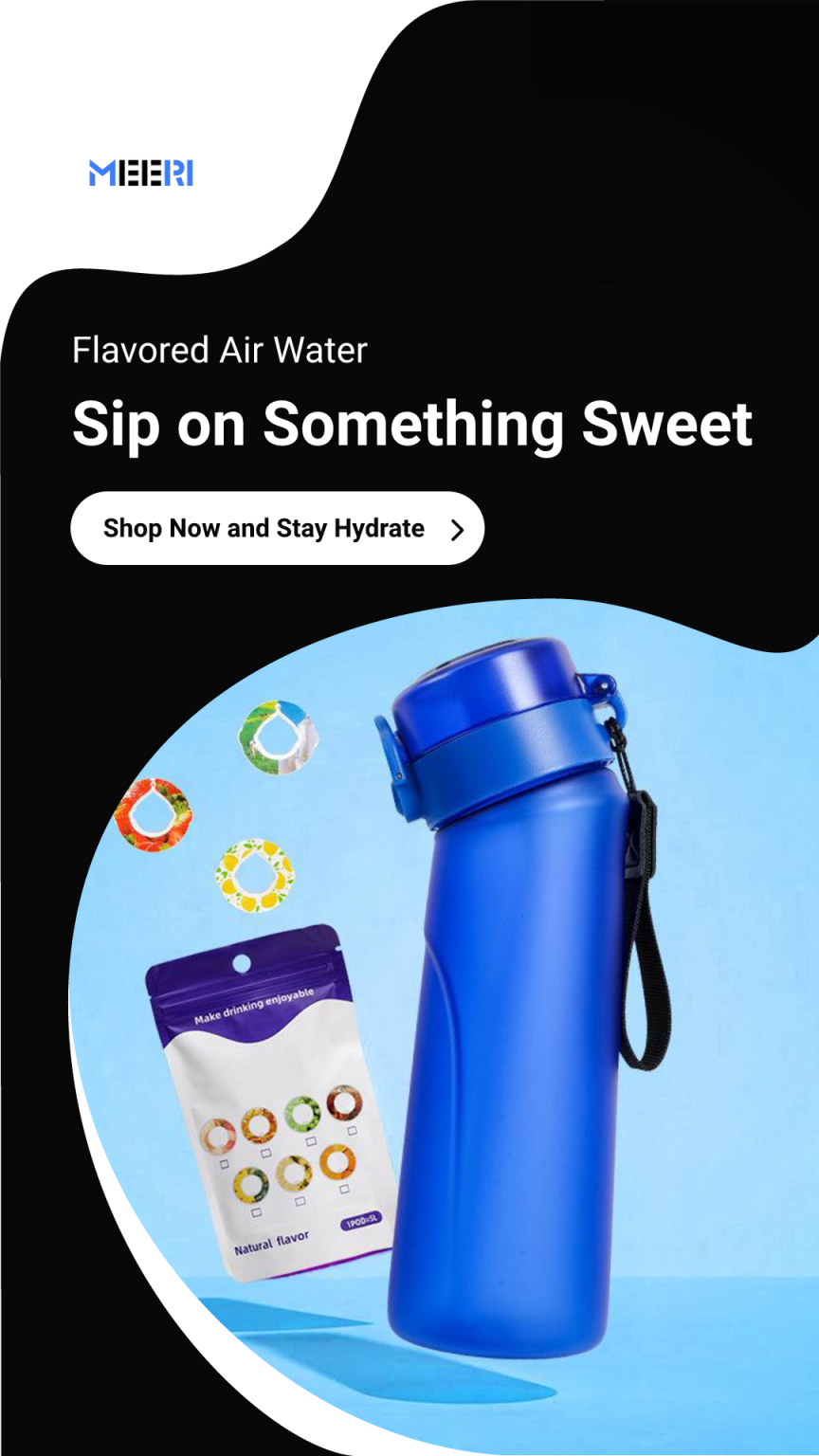AIR-UP WATER BOTTLE MEERI FLAVORED BOTTLE | LEAK-PROOF WATER BOTTLE ...